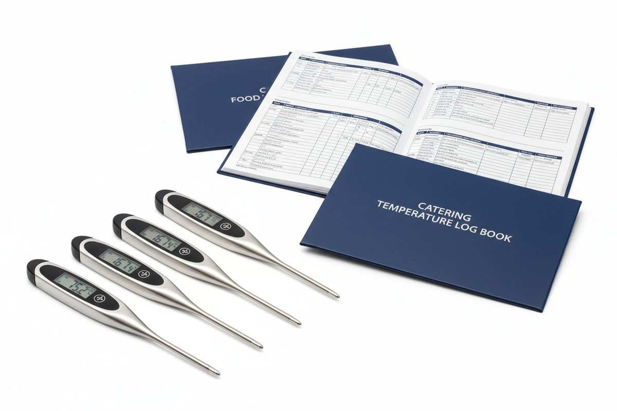 Thermometers and temperature log books – Catering Essentials Warehouse